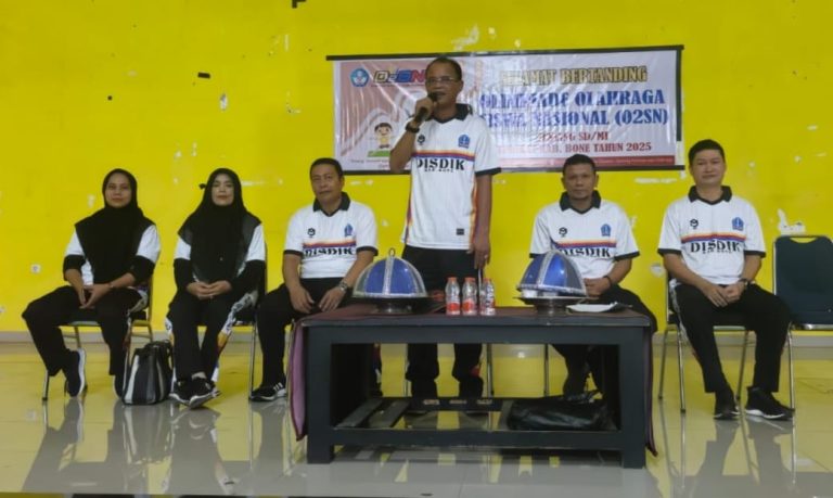 KADIS PENDIDIKAN BONE BUKA PELAKSANAAN O2SN Tingkat SD Tahun 2025 ...